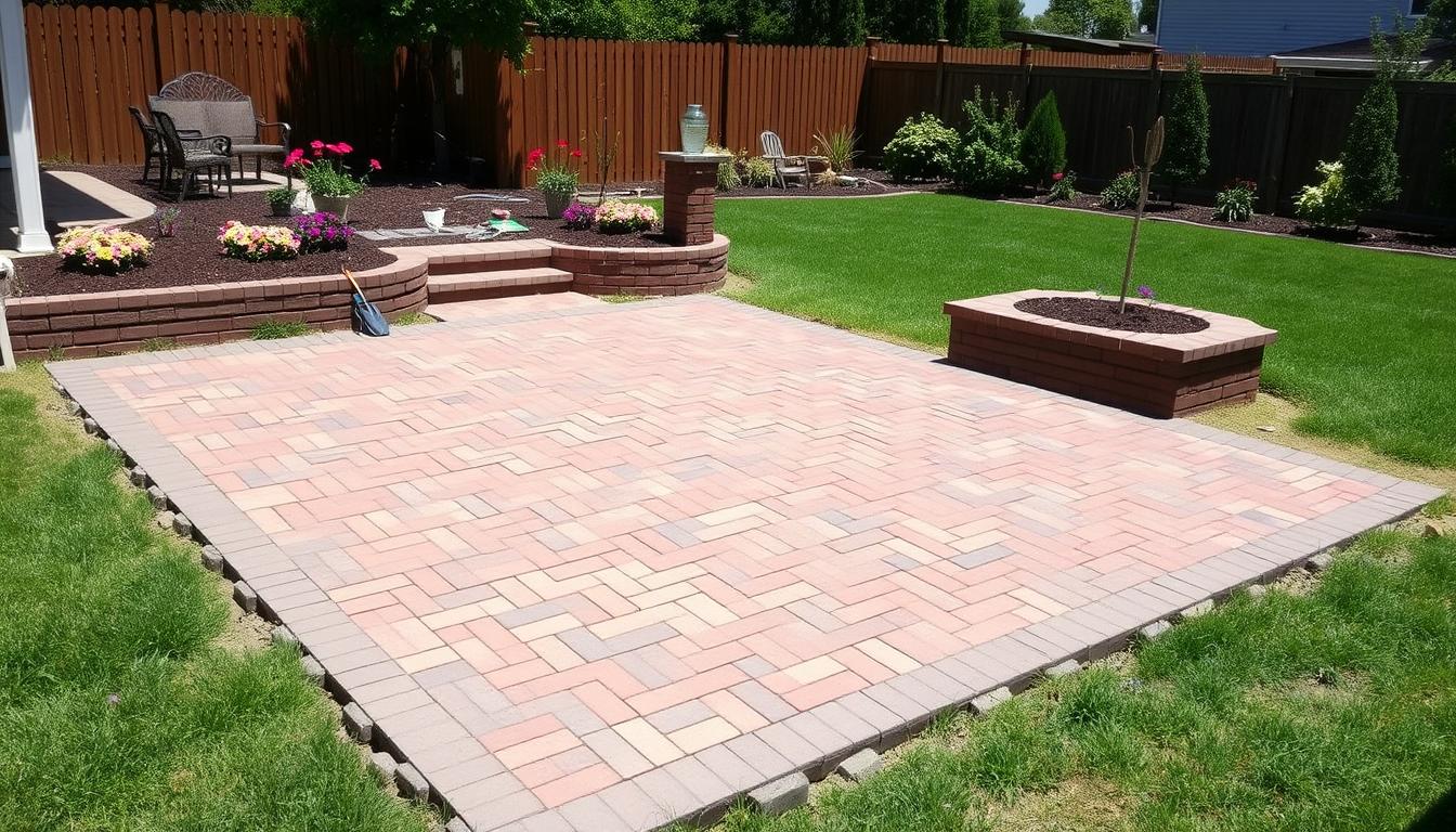 How to Make an Easy Brick Patio Pattern - Tips for a Quick DIY Project